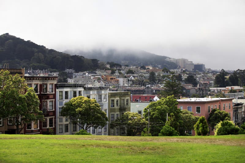 Alamo Square stock image. Image of famous, apartment - 35078919
