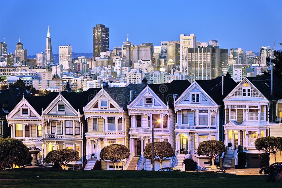 Alamo square stock image. Image of homes, hill, alamo - 27169437