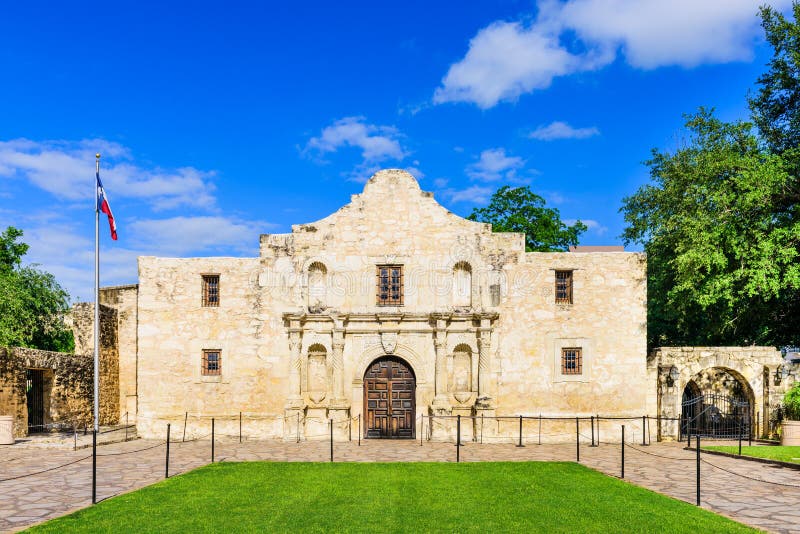 The Alamo, Texas stock photo. Image of battleground, dusk - 75911964