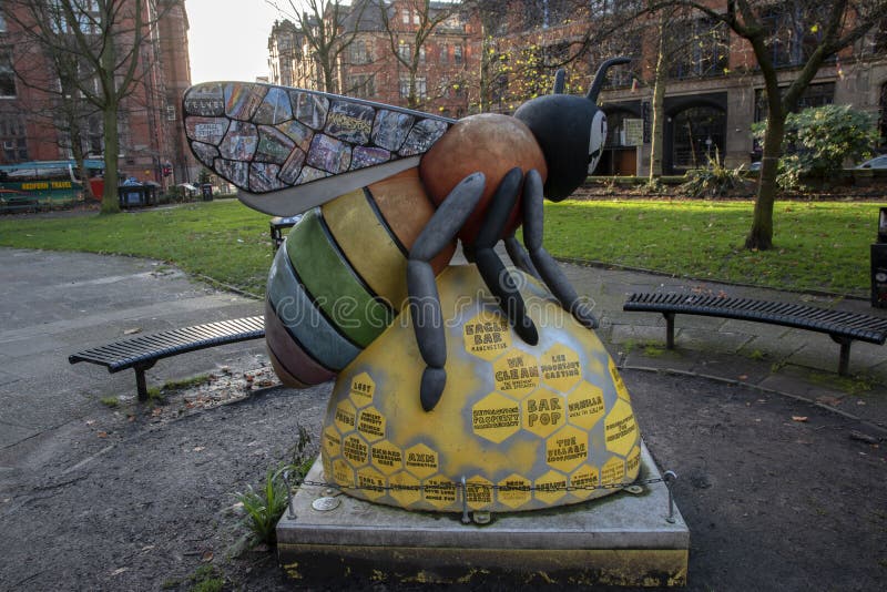Alan Turing Memorial Monument at Manchester England 2019 Editorial ...