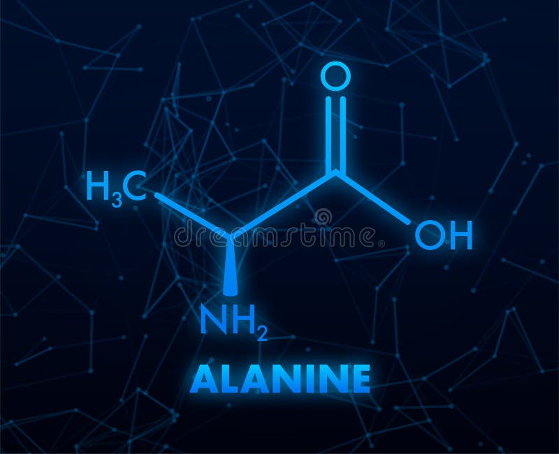 Alanine Formula, Great Design for Any Purposes. Alanine Formula Stock ...
