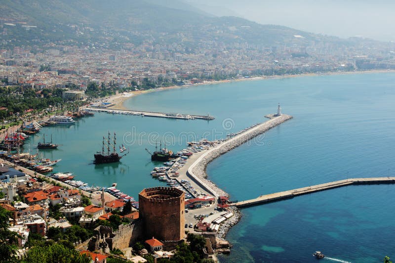 Alanya Turkey stock photo. Image of nature, scenic, town - 29422478
