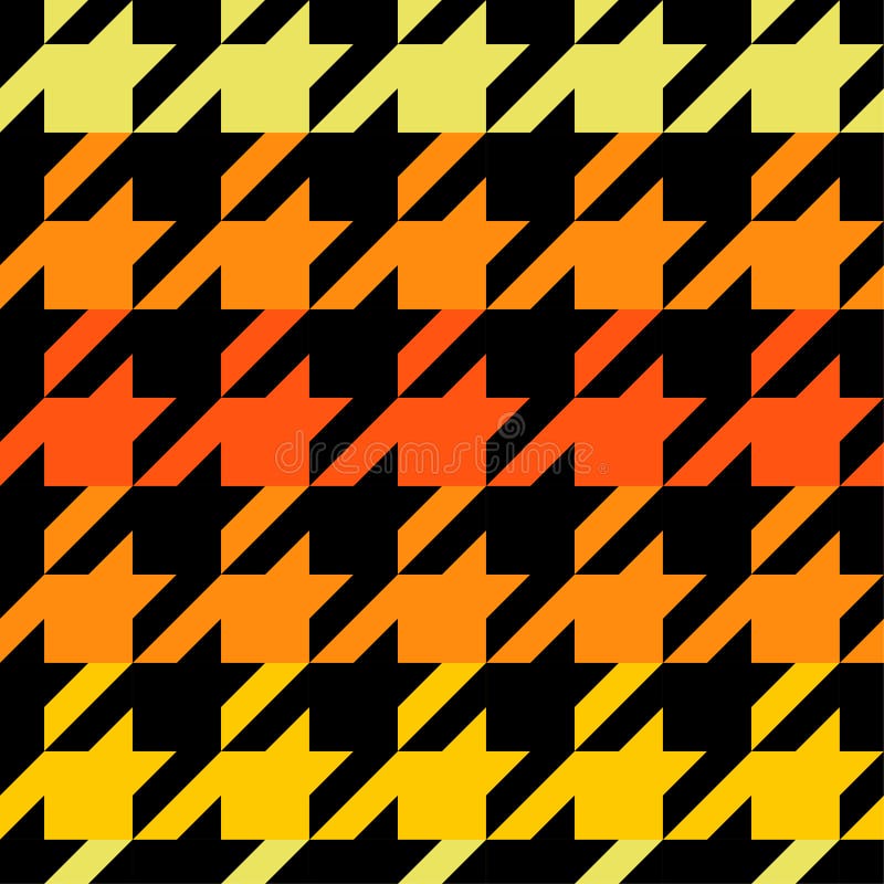 Houndstooth Hound Tooth Pattern Design Stock Vector - Illustration of ...
