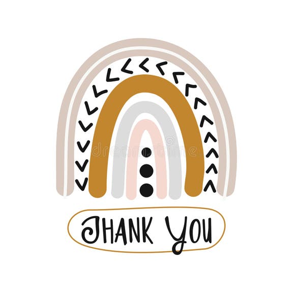 Rainbow Thank You Stock Illustrations – 764 Rainbow Thank You Stock ...