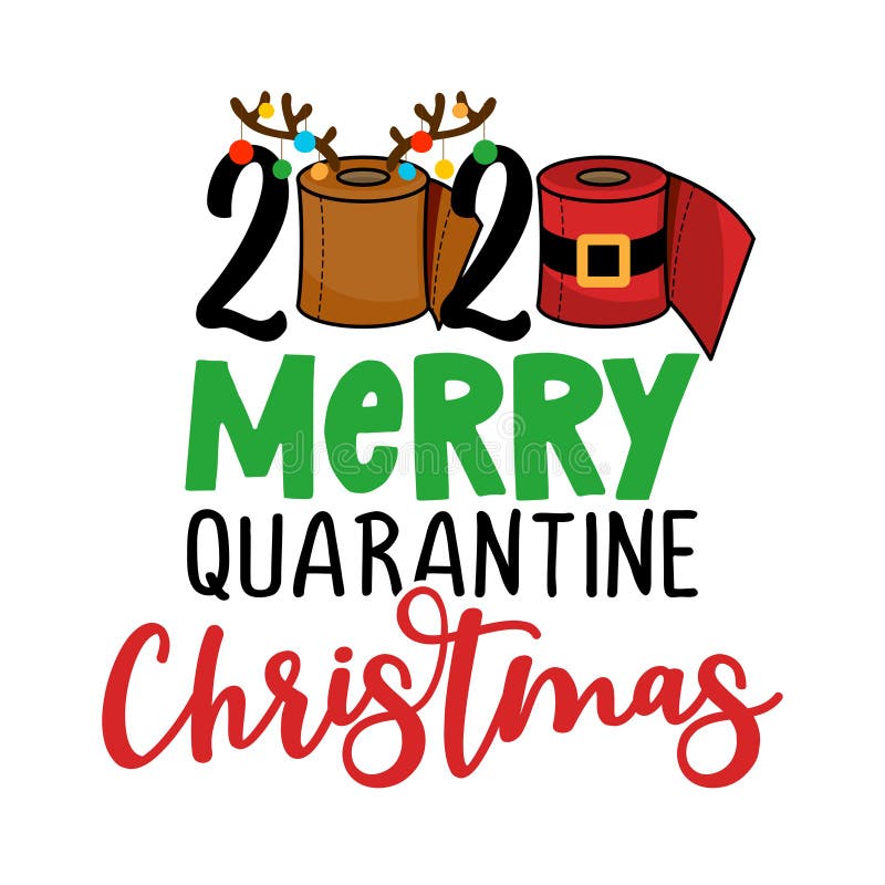 Merry Quarantine Christmas 2020-Funny Greeting Card for Christmas in ...