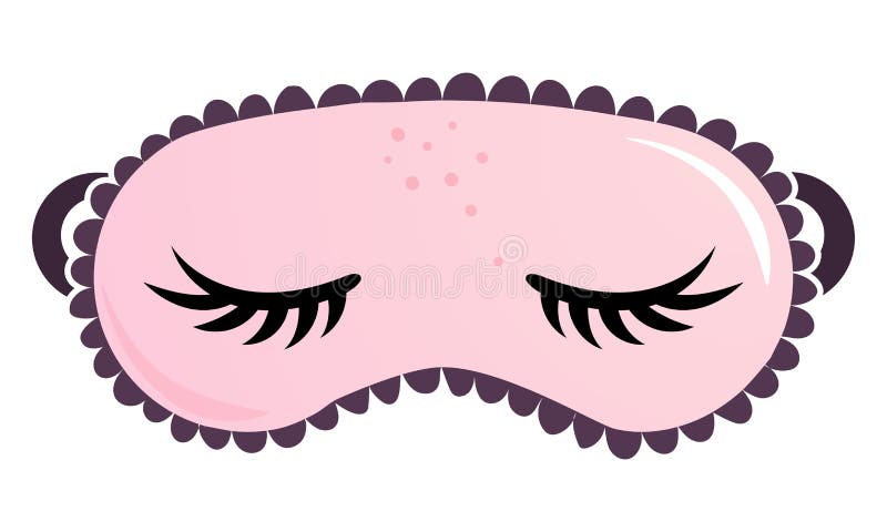 Sleeping Beauty Eye Mask - Funny Hand Drawn Doodle, Seamless Pattern ...