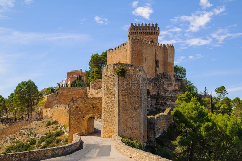 Alarcon Cuenca stock photo. Image of jucar, wall, castle - 62454808