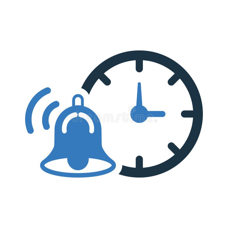 Alarm, Bell, Timer Icon. Simple Editable Vector Illustration Stock ...