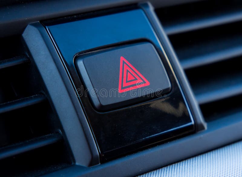 Alarm Button on the Front of the Car Stock Image - Image of transport ...