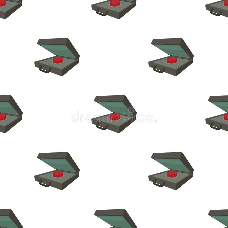 Alarm Button Pattern Seamless Vector Stock Vector - Illustration of ...