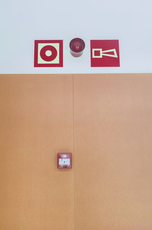 Alarm Buttons and Sound Signaling Stock Image - Image of pull, alarms ...