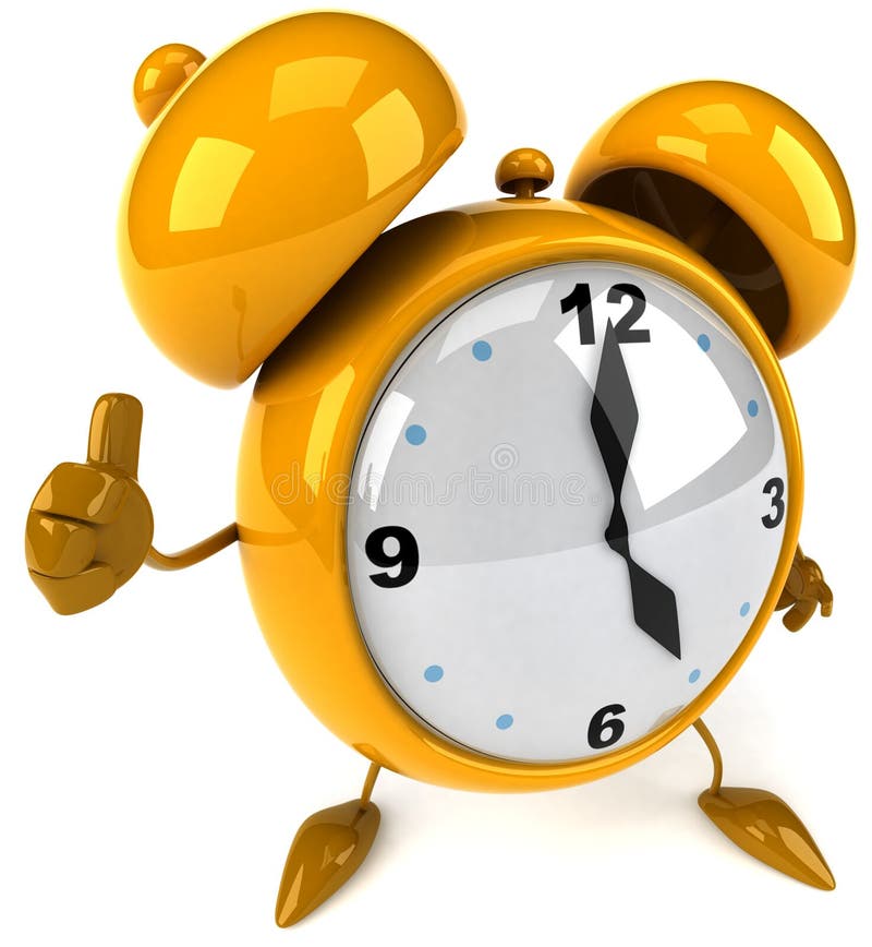 Evil alarm clock stock illustration. Illustration of danger - 18436257