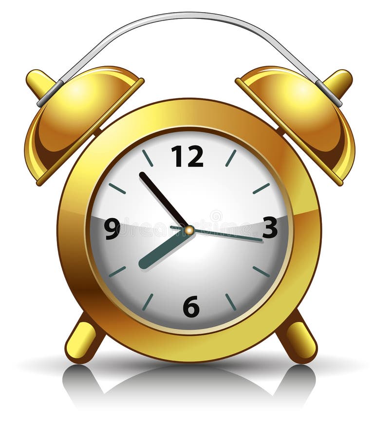 Yellow Vintage Alarm Clock Icon Stock Illustrations – 996 Yellow ...