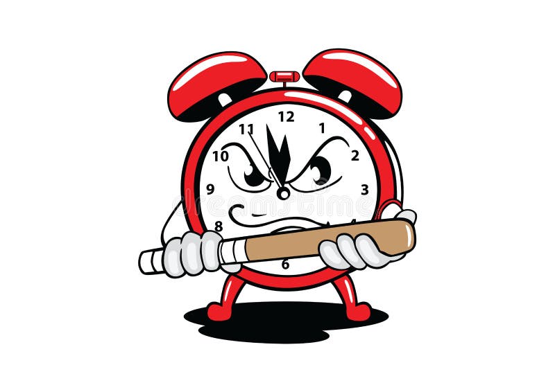 Angry Alarm Clock Cartoon Stock Illustrations – 307 Angry Alarm Clock ...
