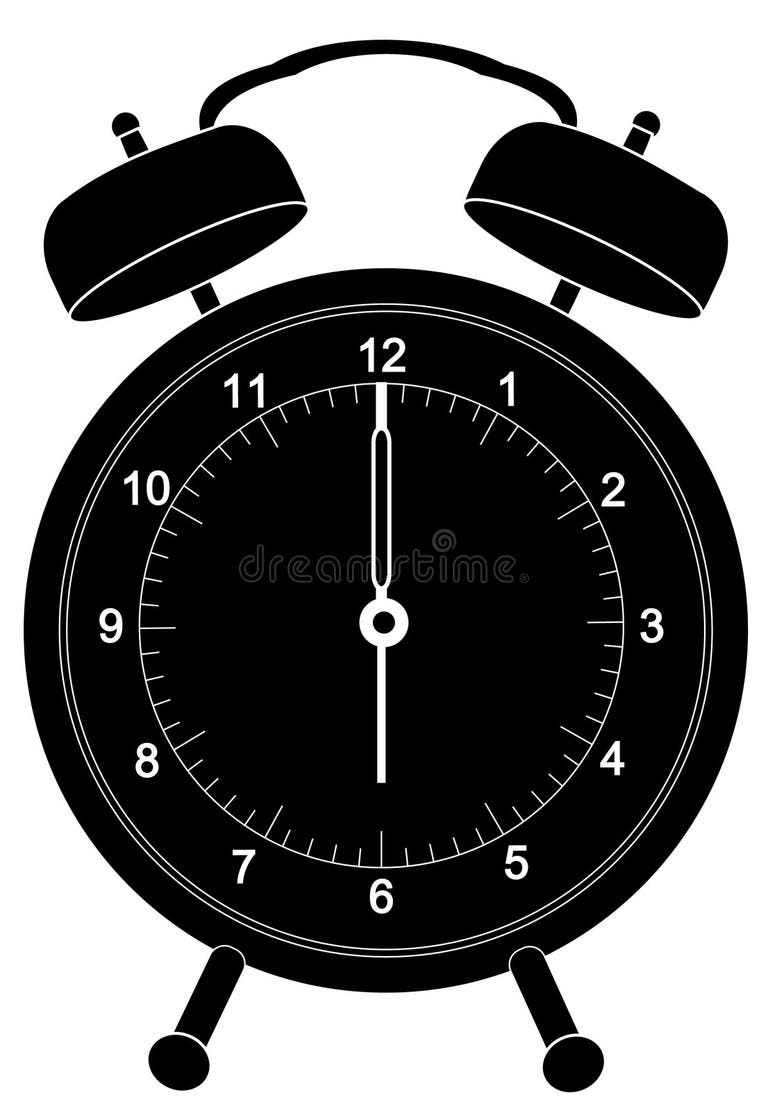 Clock Silhouette Stock Illustrations – 39,781 Clock Silhouette Stock ...