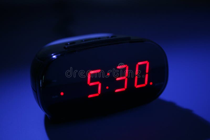 Alarm Clock stock photo. Image of minute, clock, blue - 8214096