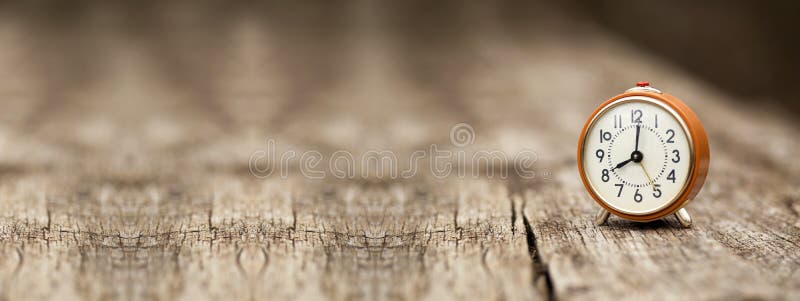 Alarm clock banner stock photo. Image of space, antique - 68049878