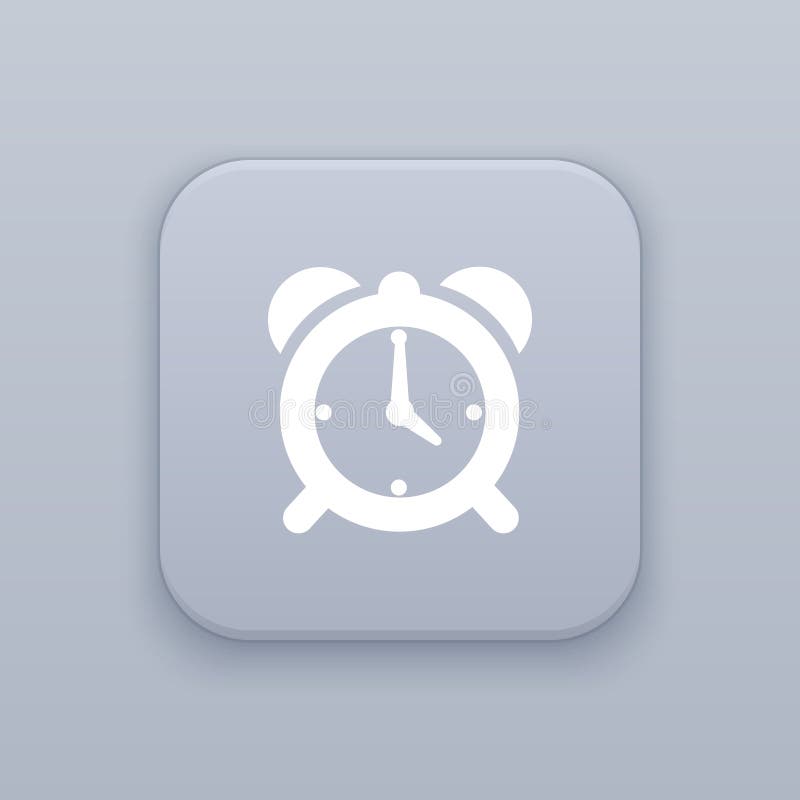 Alarm, Clock Button, Best Vector Stock Vector - Illustration of ...