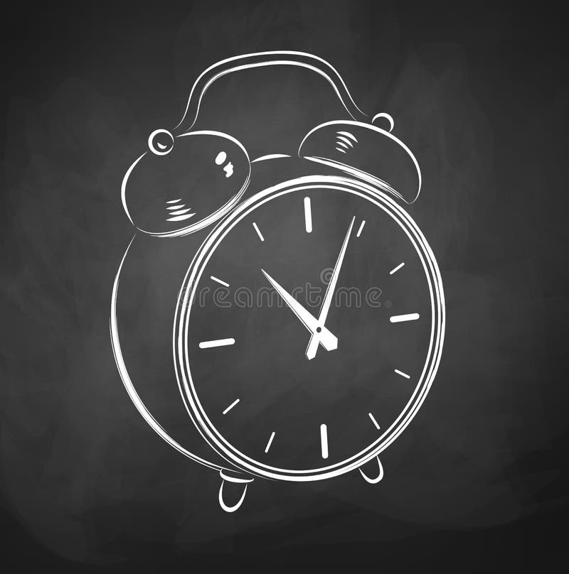 Alarm clock stock vector. Illustration of reminder, line - 52289288