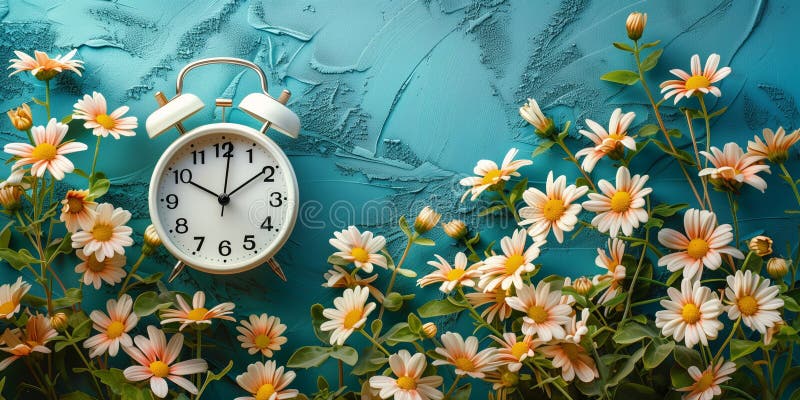 Alarm Clock with Cherry Blossoms, Switch To Daylight Saving Time in ...
