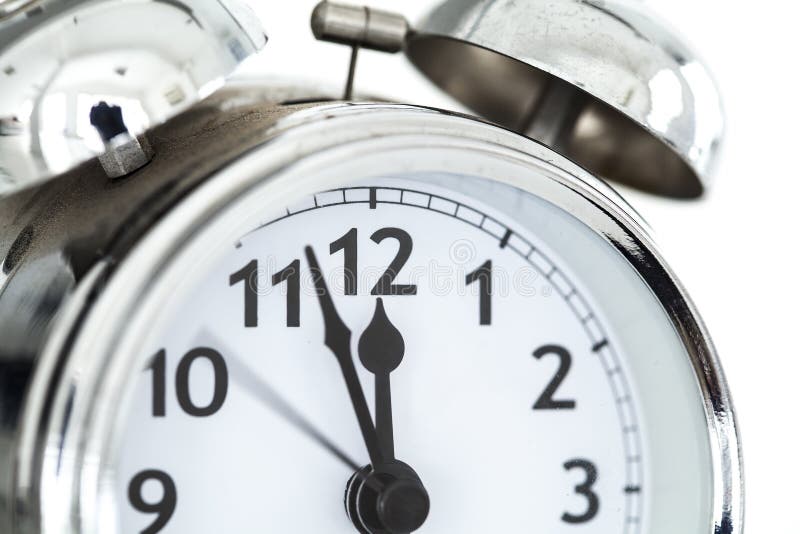 Alarm clock stock photo. Image of minute, hour, white - 64831536