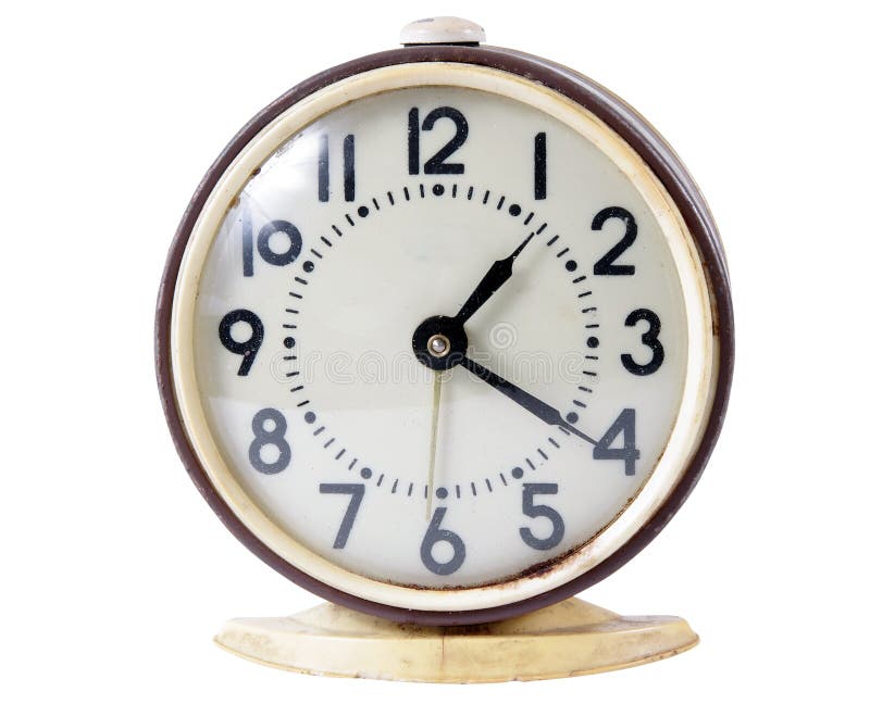 Alarm clock closeup stock image. Image of lifestyle, isolated - 69211785
