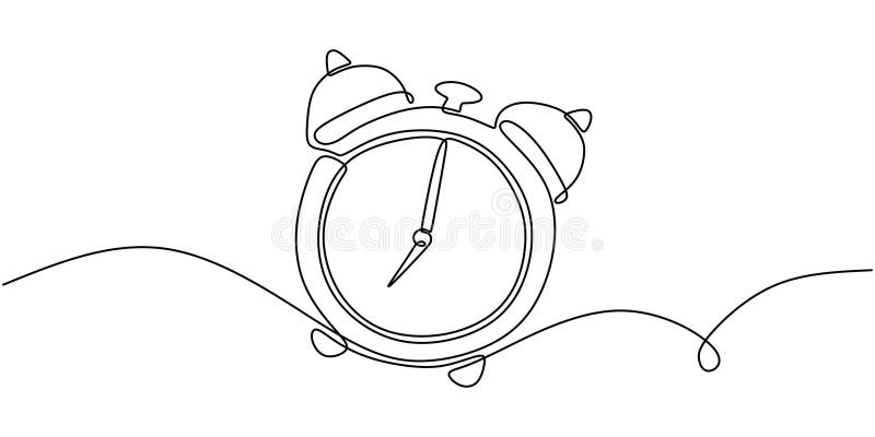 Time Management Continuous Line Art Stock Illustrations – 140 Time ...