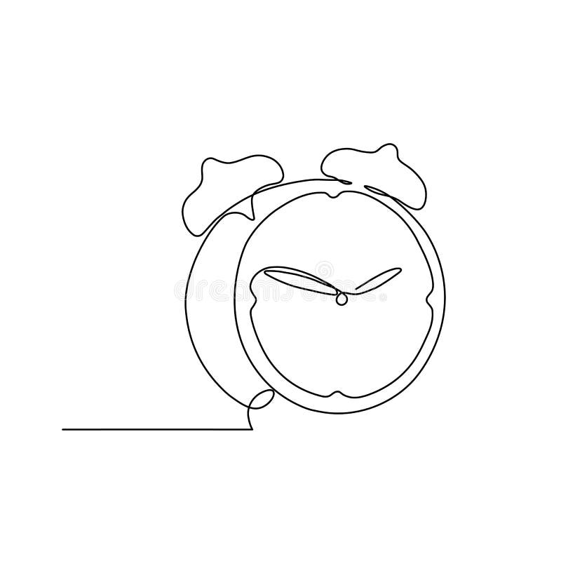 Clock One Line Drawing Stock Illustrations – 565 Clock One Line Drawing ...