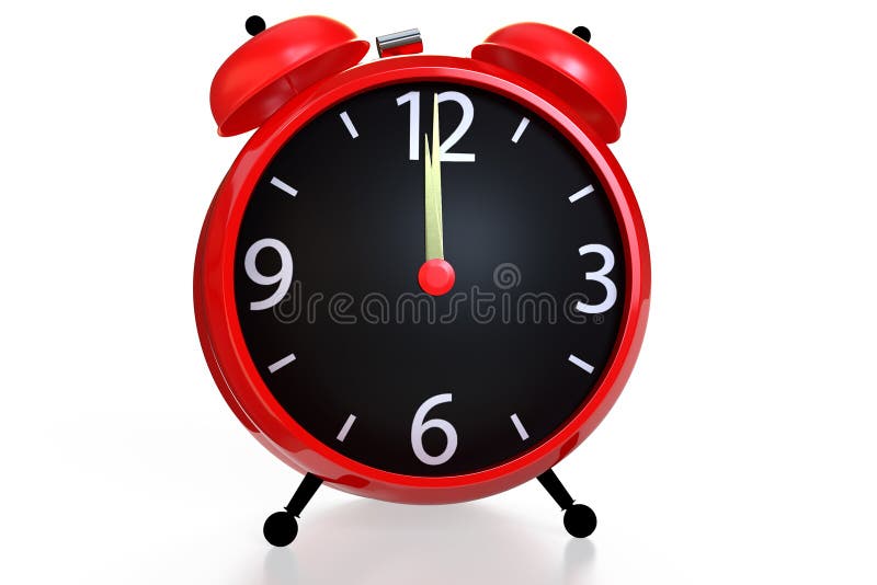 Noon Clock White Background Stock Illustrations – 273 Noon Clock White ...