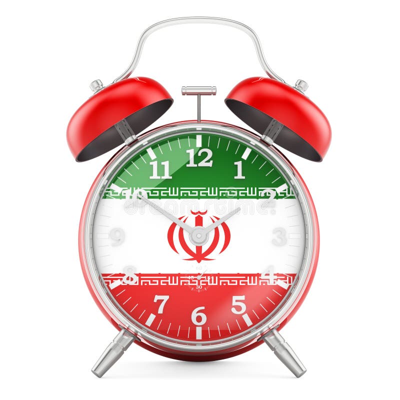 With Clock Flag Taiwan Hoisted in Character Pole Stock Vector ...