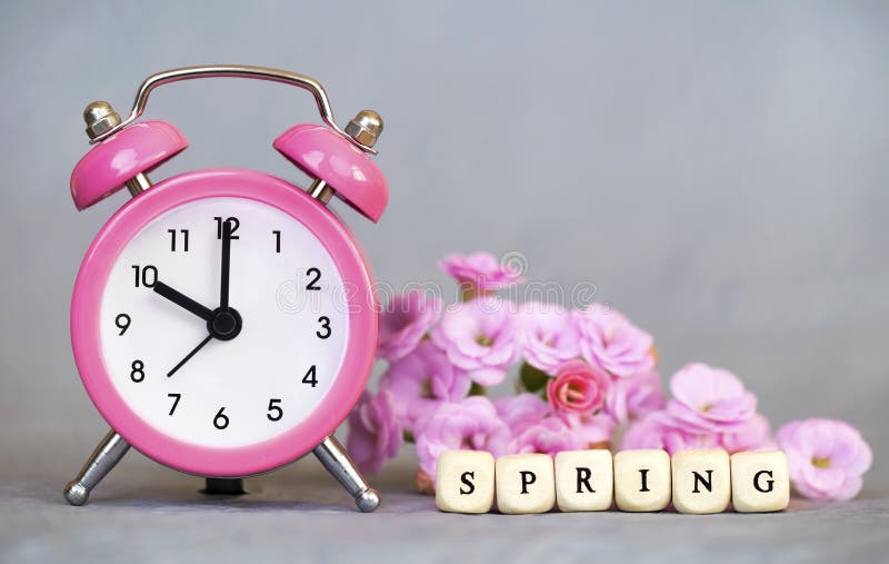 Spring Forward Time - Savings Daylight Stock Image - Image of adjust ...