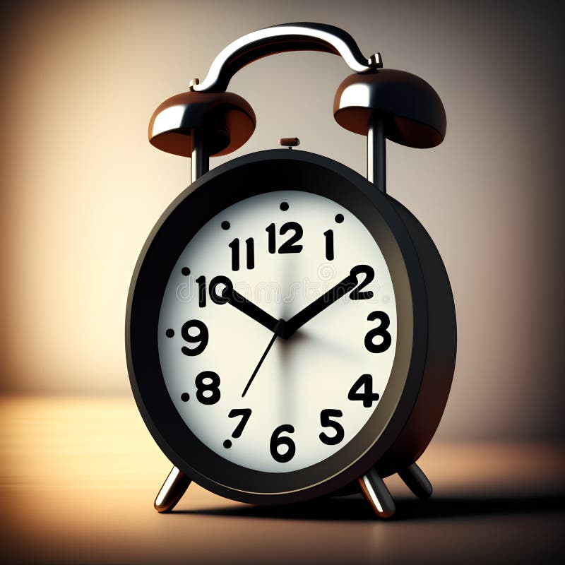Alarm Clock, Generative AI Illustration Stock Illustration ...