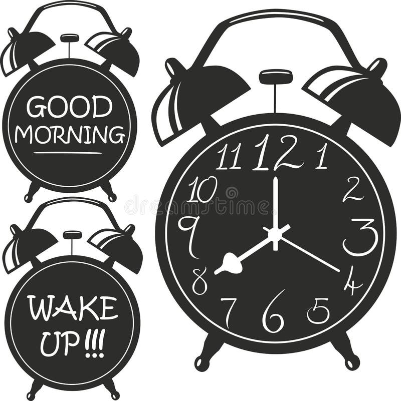 Alarm clock stock vector. Illustration of alarmclock - 59735741