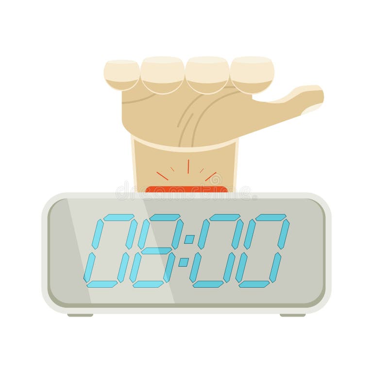 Beeping Alarm Clock Stock Illustrations – 11 Beeping Alarm Clock Stock ...