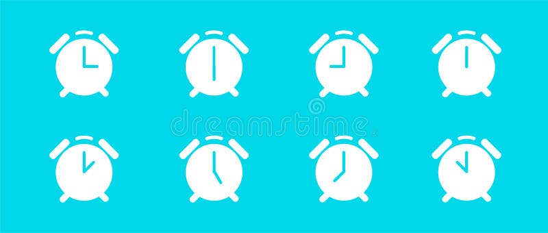 Alarm clock icon stock illustration. Illustration of cartoon - 259499657