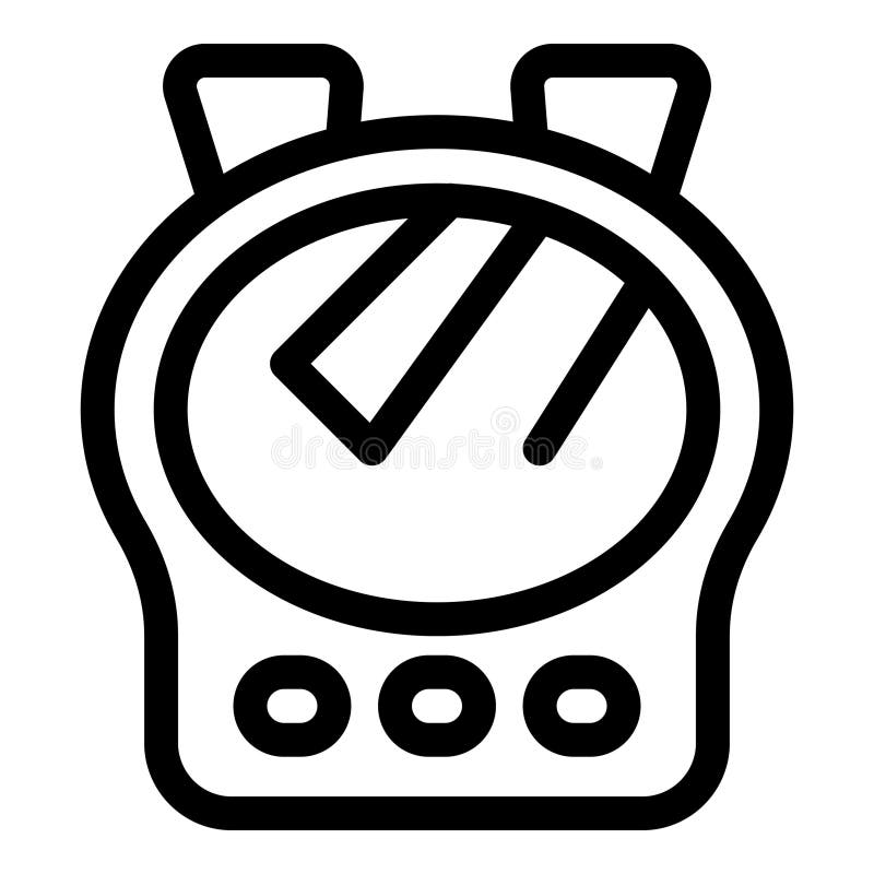 Alarm Clock Icon Showing Time Passing Quickly Stock Vector ...