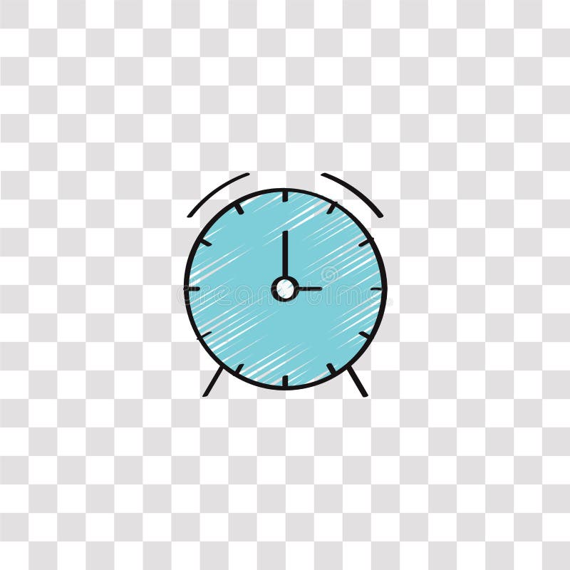 Alarm Clock Icon Sign and Symbol. Alarm Clock Color Icon for Website ...