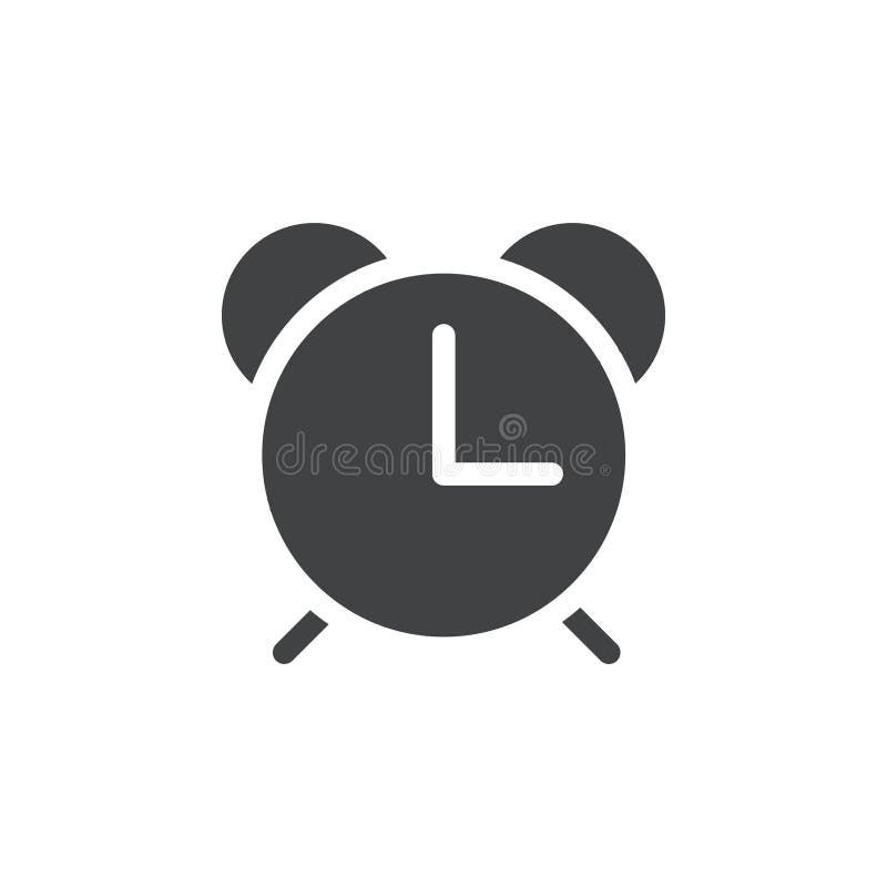 Alarm Clock Icon Simple Vector Symbol Stock Vector - Illustration of ...
