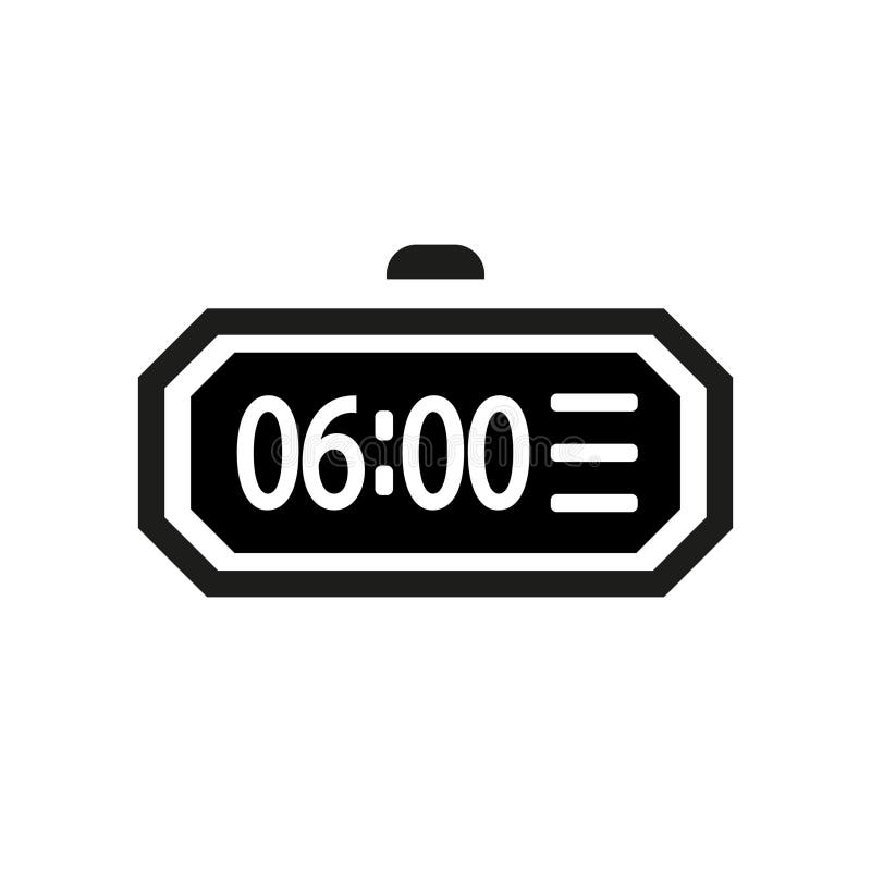 Alarm Clock Icon Vector Design Templates Simple and Modern Stock Vector ...
