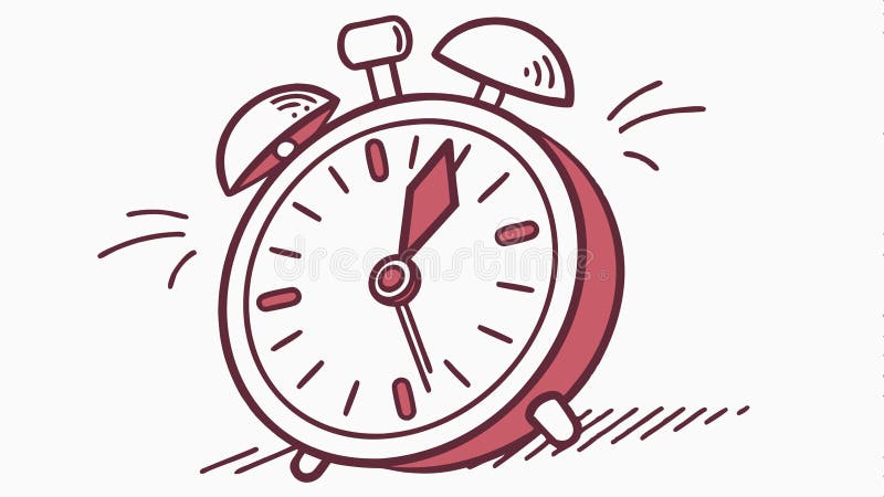 Alarm Clock Illustration, Time Management and Reminder Tool Vector ...