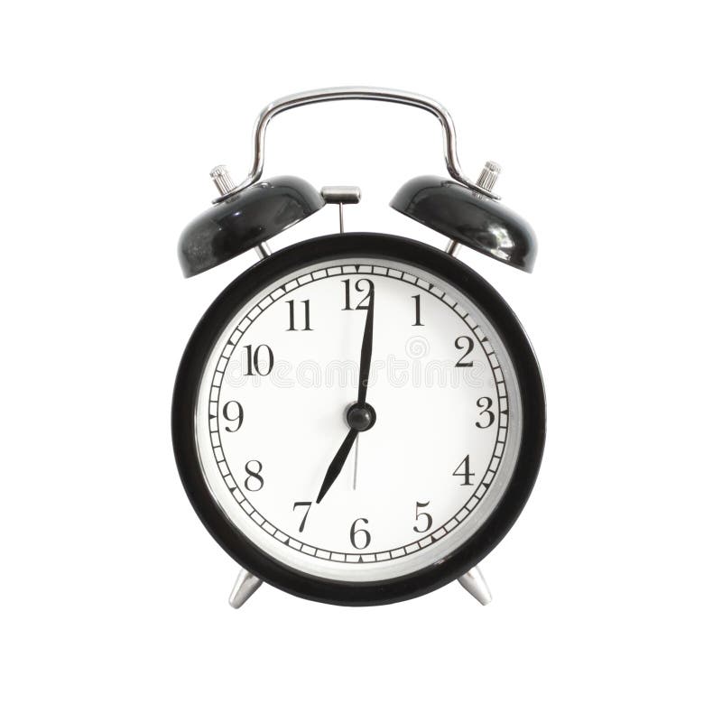Alarm Clock Isolated. Alarm Clock Setting at 7 am or PM Stock Image ... Alarm Clock Isolated. Alarm Clock Setting at 7 am or PM Stock Image ...