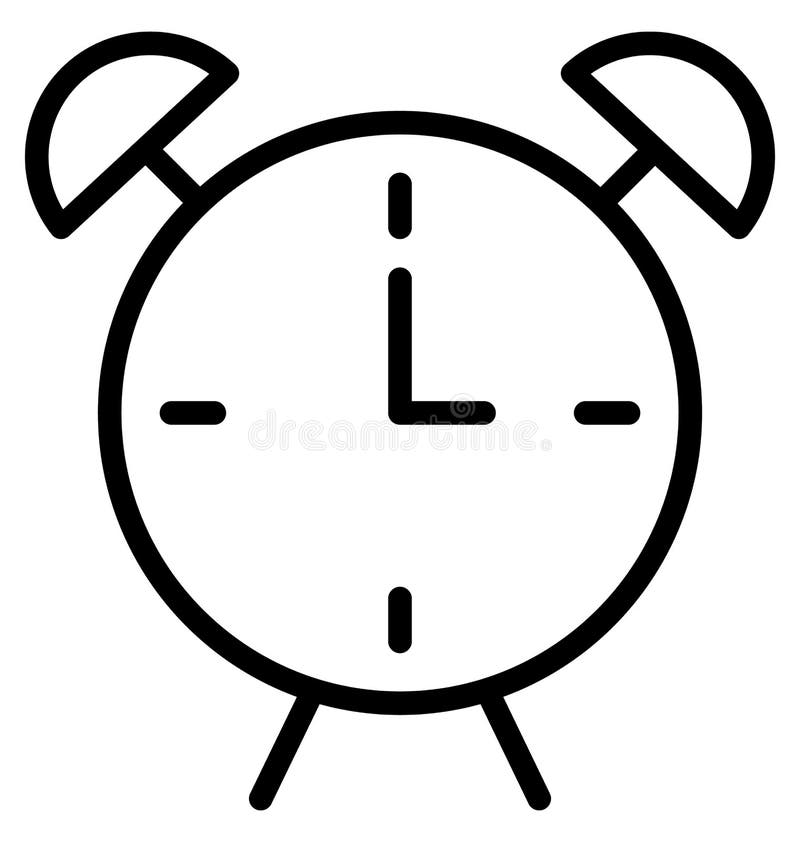 Clock Isolated Vector Icon Which Can Easily Modify or Edit Stock Vector ...