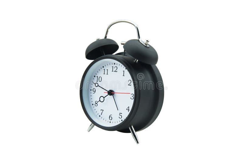 Back of alarm clock stock photo. Image of metal, winding - 12269240