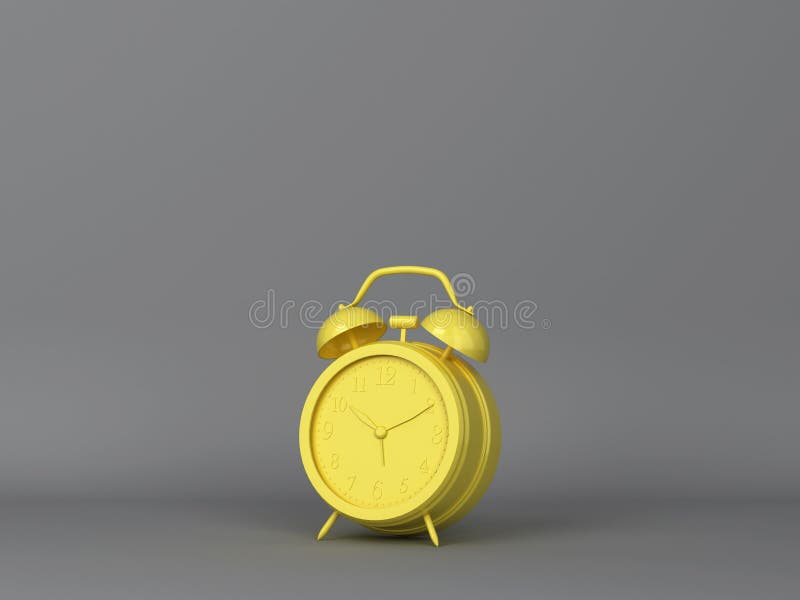Alarm clock stock illustration. Illustration of round - 225996261