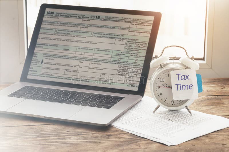 Alarm Clock with Note Tax Time. Reminder Need To File Tax Returns, Tax ...