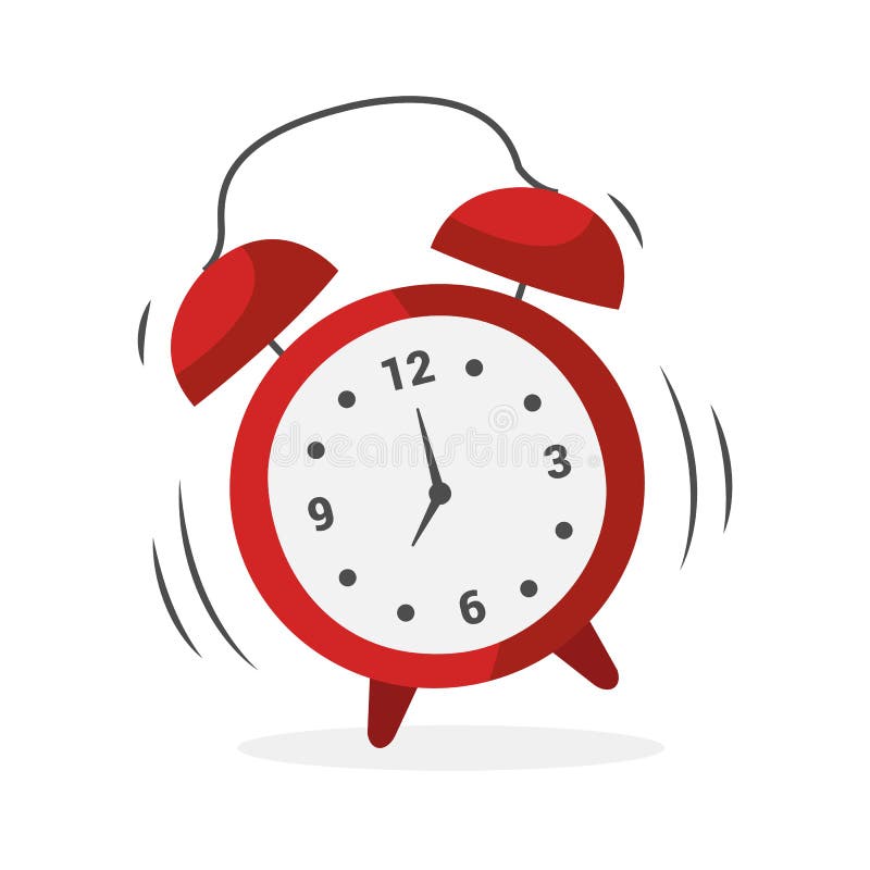 The Alarm Clock Is Ringing Stock Vector Illustration Of Waking Icon