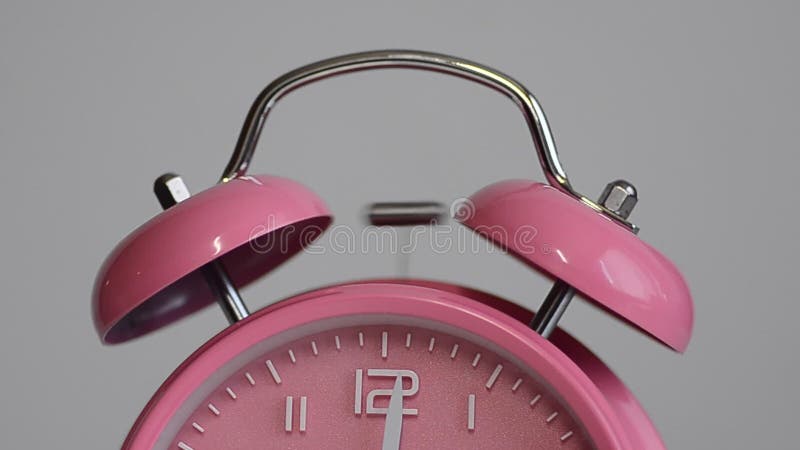 Alarm Clock Ringing Loud Bell Sound Stock Video - Video of morning ...