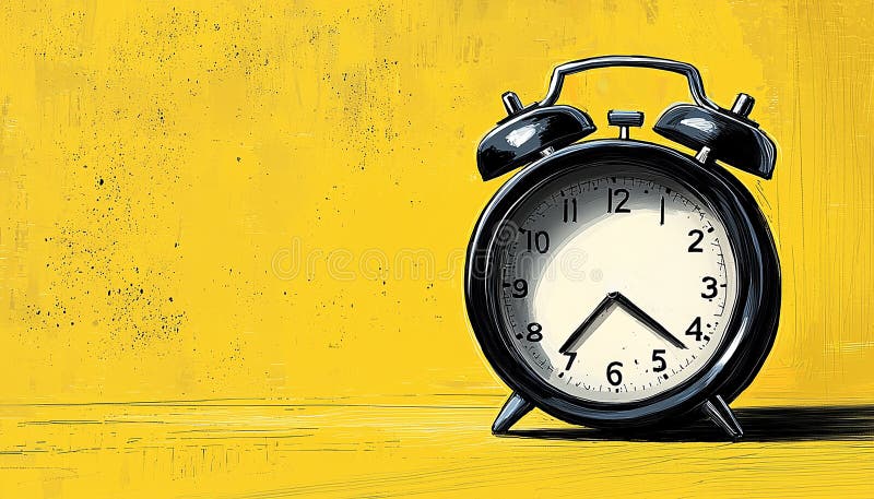 Alarm Clock Ringing, Waking Up Old Fashioned Timer Generated by AI ...