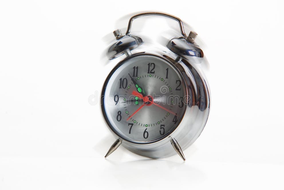 Alarm clock shake stock image. Image of minutes, moment - 587097