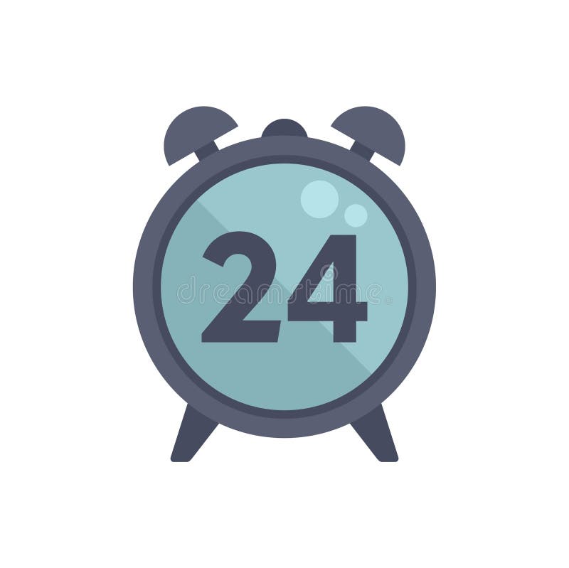 Alarm Clock Showing 24 Hours for 24 7 Service Concept Stock ...